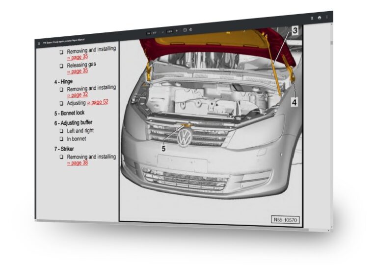 The Official VW Sharan Workshop Manual | Instant PDF Download